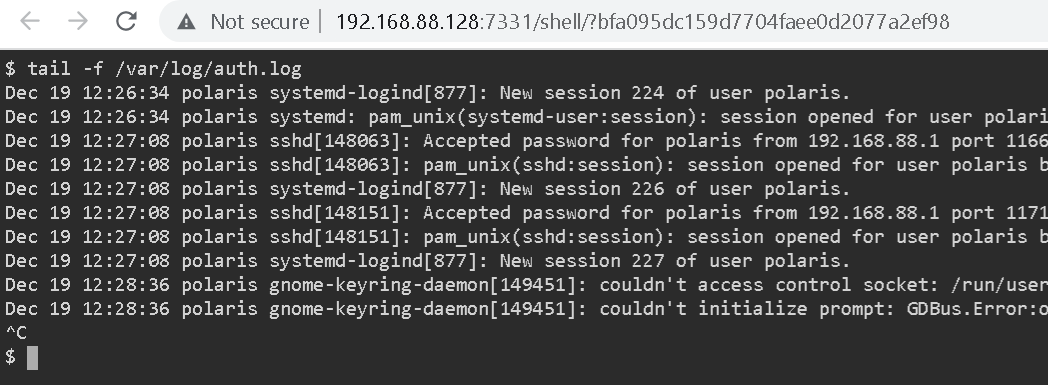 在交互shell场景下tail -f 无法退出 · Issue #89 · WangYihang/Platypus · GitHub