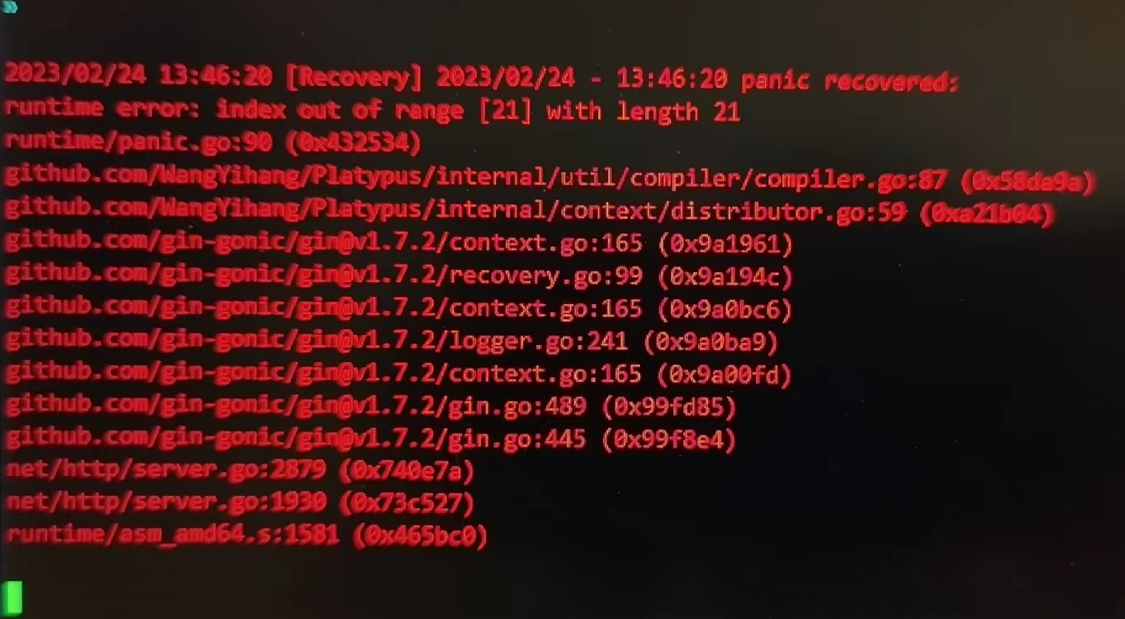 Gin framework panics when received invalid reserve shell session (reported by @ourbest) · Issue ...