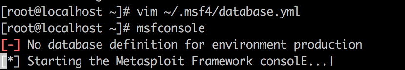 msf ==>database.yml 问题 · Issue #9704 · rapid7/metasploit-framework · GitHub