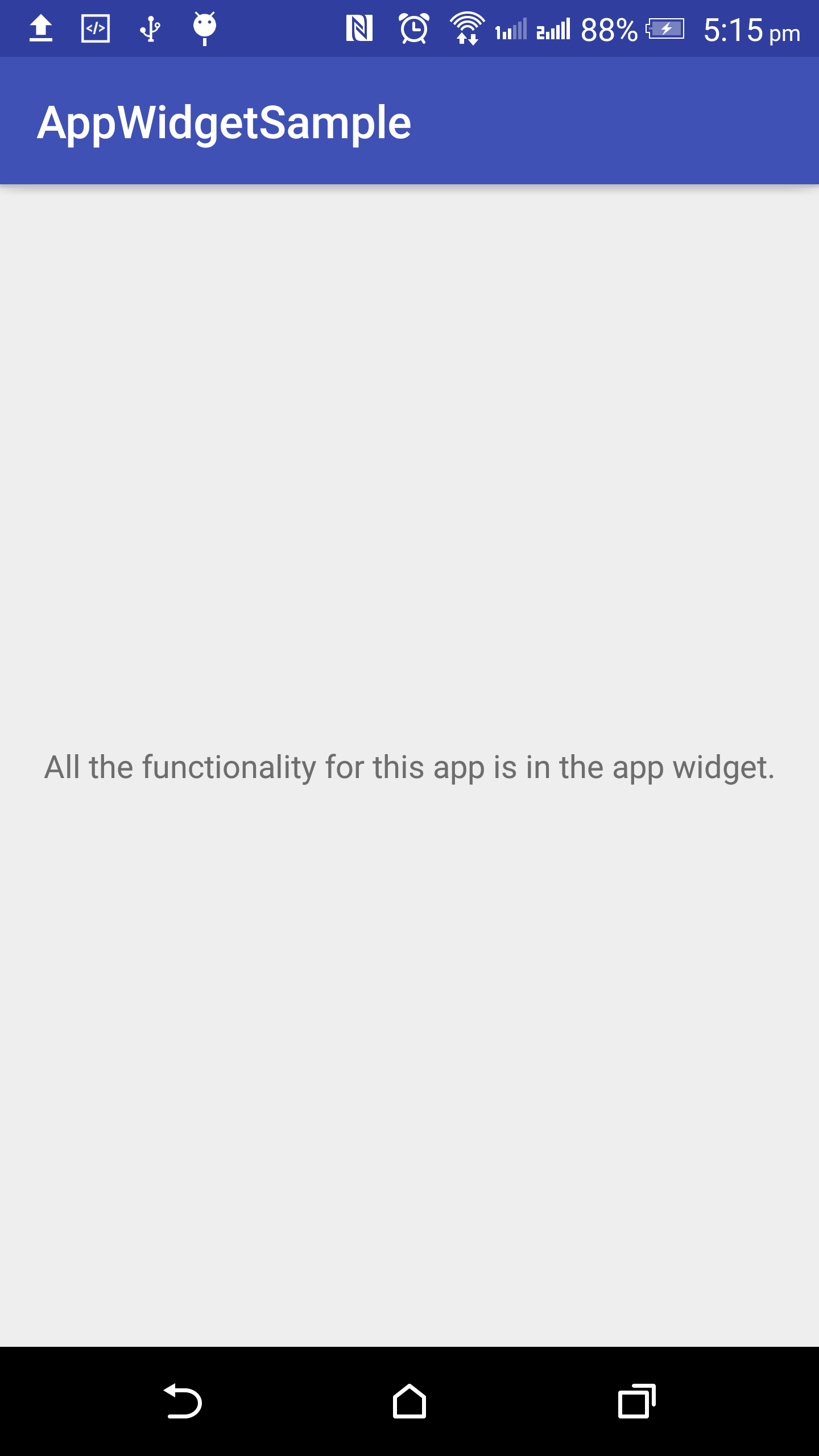GitHub - sigma-s/GoogleAppWidgetSample: A sample app widget from the ...