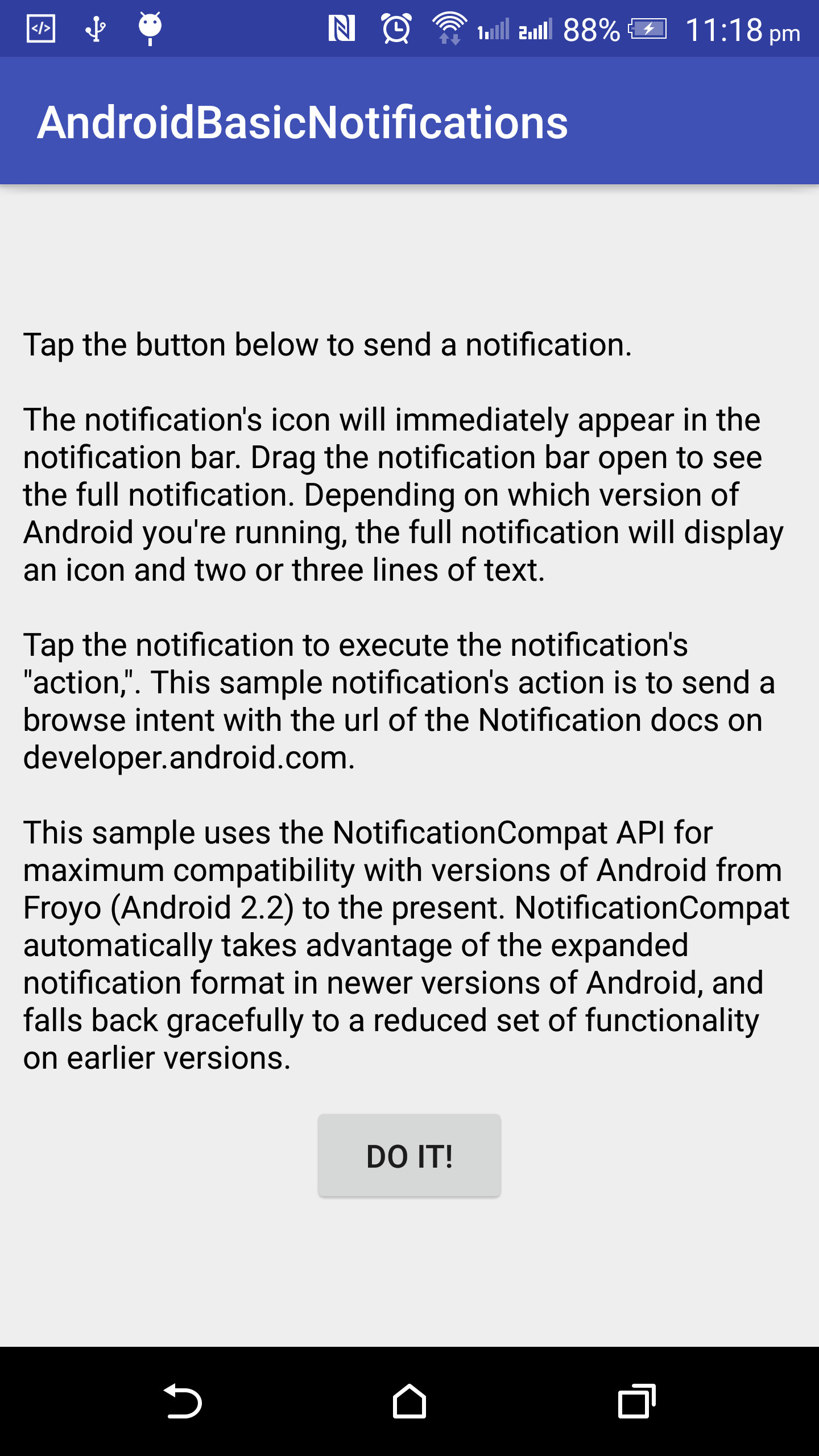 GitHub - sigma-s/AndroidBasicNotifications: Basic android sample app to ...