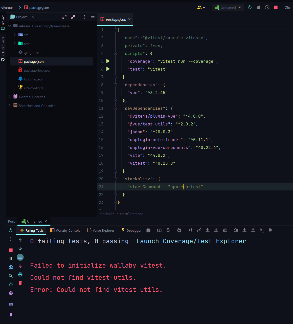 Wallaby incompatible with vitest 0.25.8 · Issue #3130 · wallabyjs ...