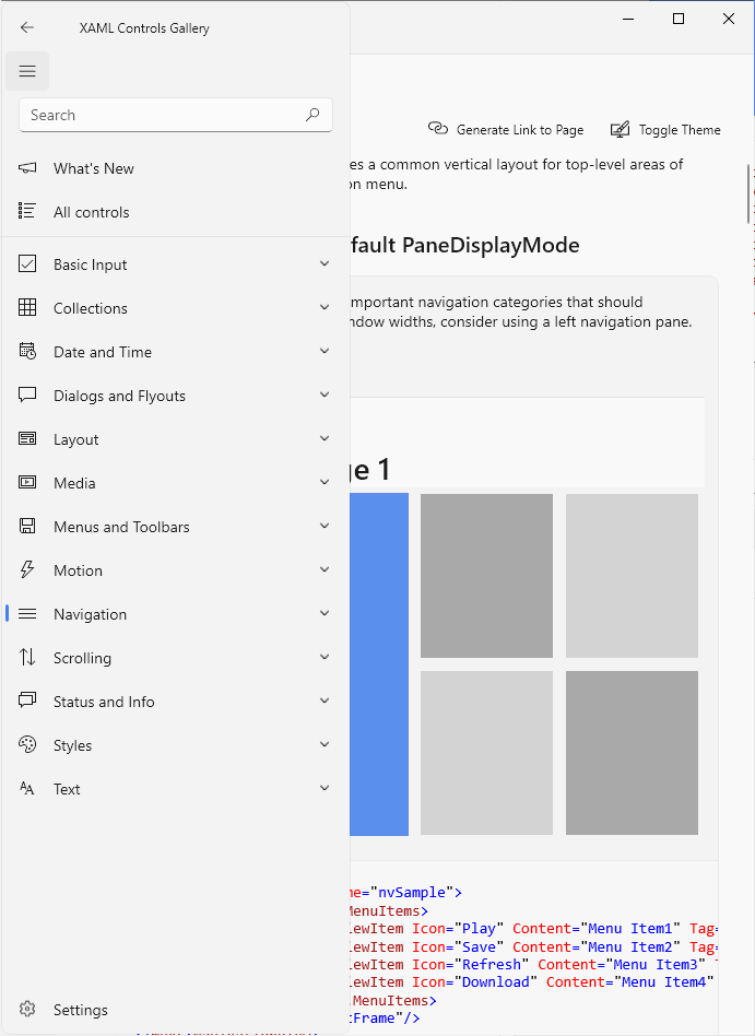 In 100% scaling, WinUI 2.6 NavigationView settings icon is blurry when ...