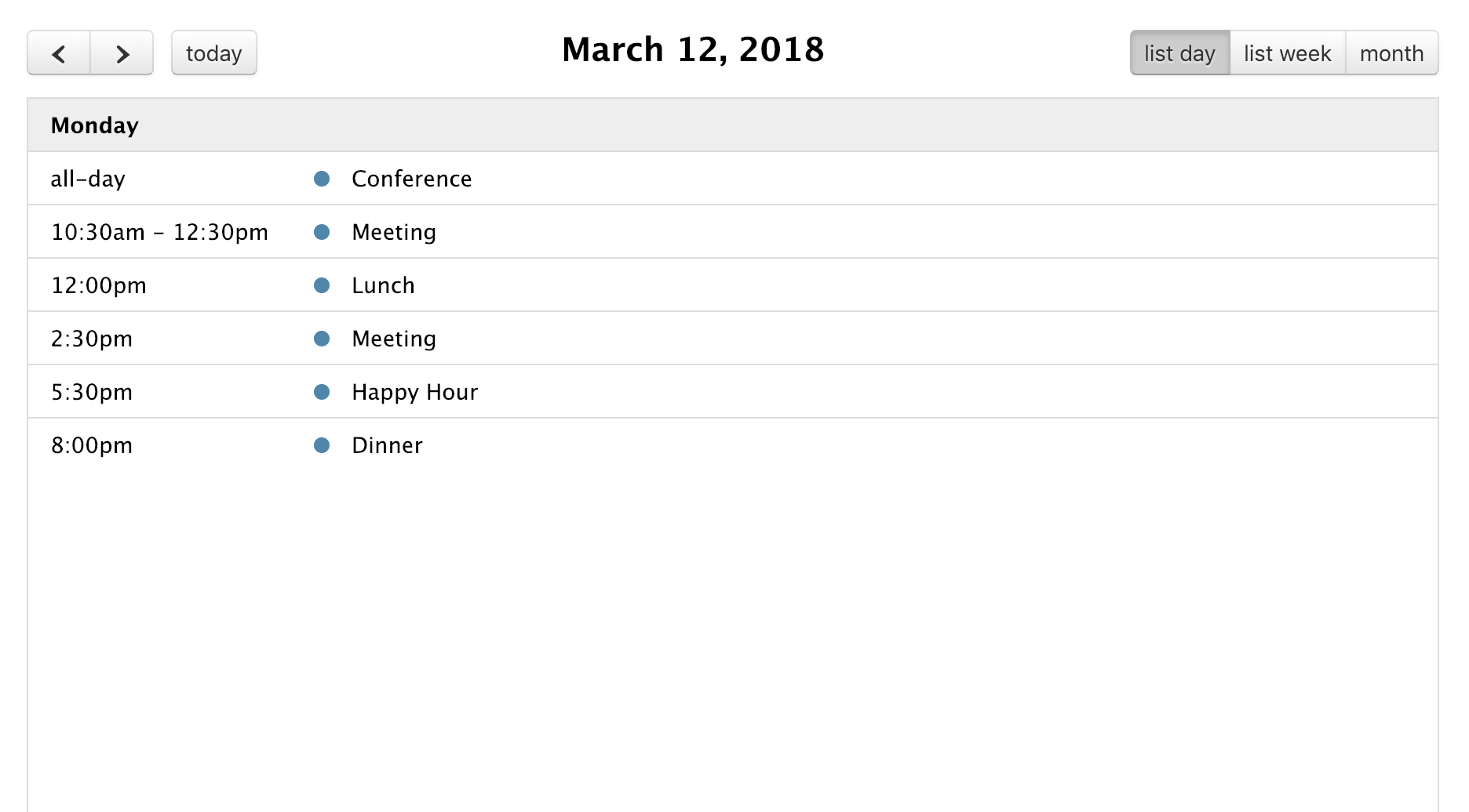 Question: Is it possible to include list view · Issue #254 · nhn/tui ...