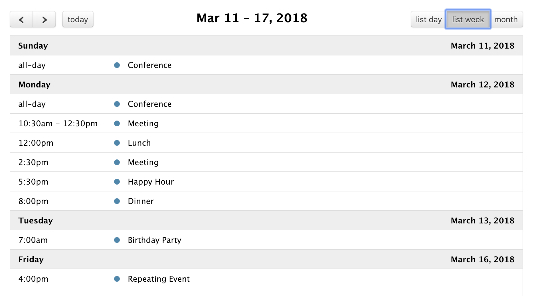 Question: Is it possible to include list view · Issue #254 · nhn/tui ...