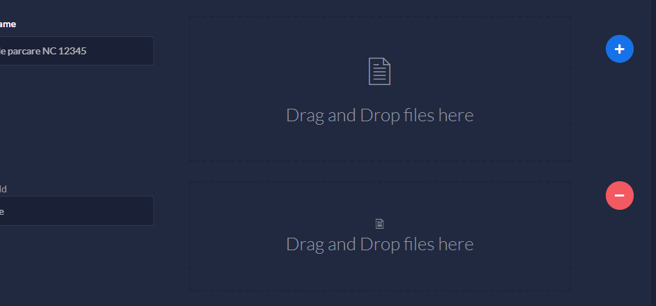 Dynamically created dropzone not working for drag and drop files ... Dynamically created dropzone not working for drag and drop files ...