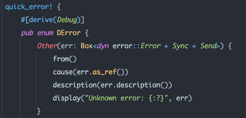 Cant Highlight And Parse The Quickerror Macro · Issue 6981 · Intellij Rustintellij Rust
