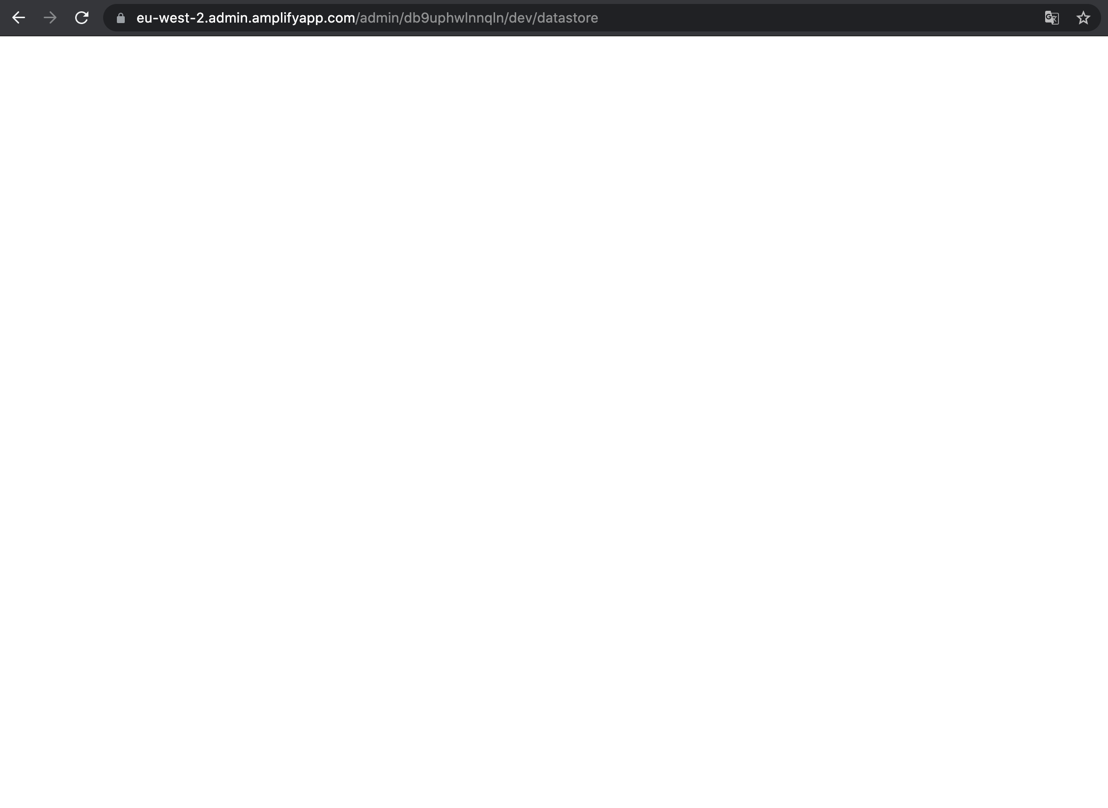 Blank screen on data store and empty data on content in Admin after enable and deploy datastore ...