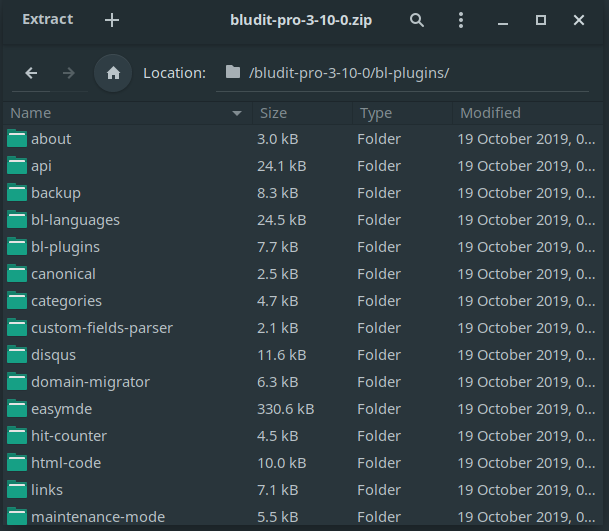 Bludit 3.10.0 duplicate directories in the bl-plugins dir · Issue #1103 · bludit/bludit · GitHub