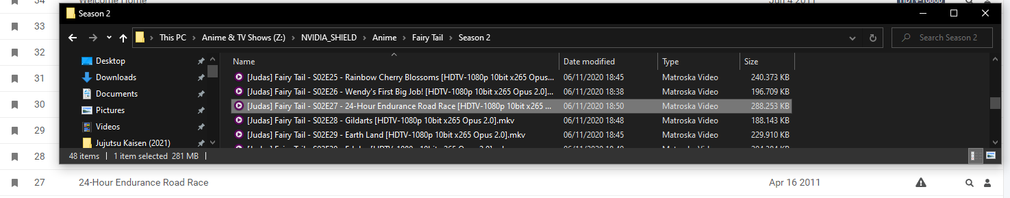 Missing episode file on disk when file already has title and title starts with a number. · Issue ...
