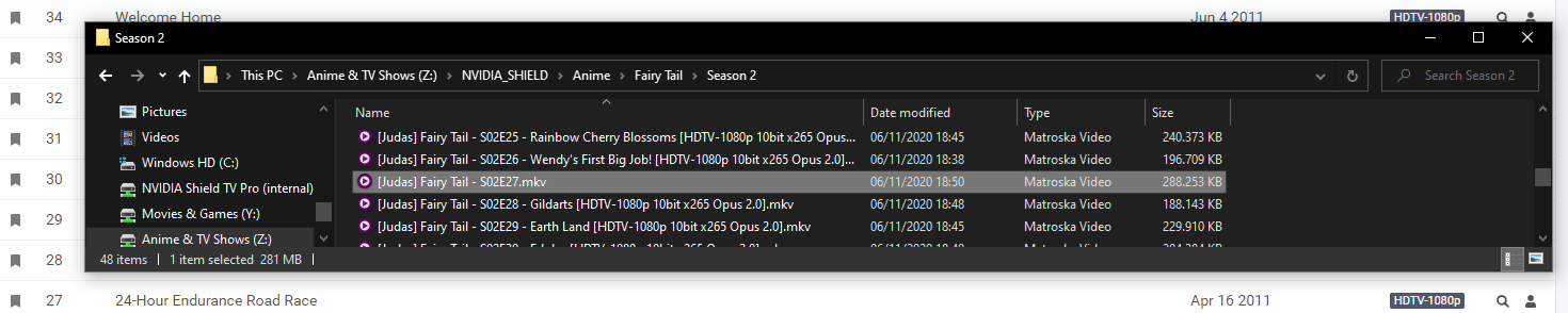 Missing episode file on disk when file already has title and title starts with a number. · Issue ...