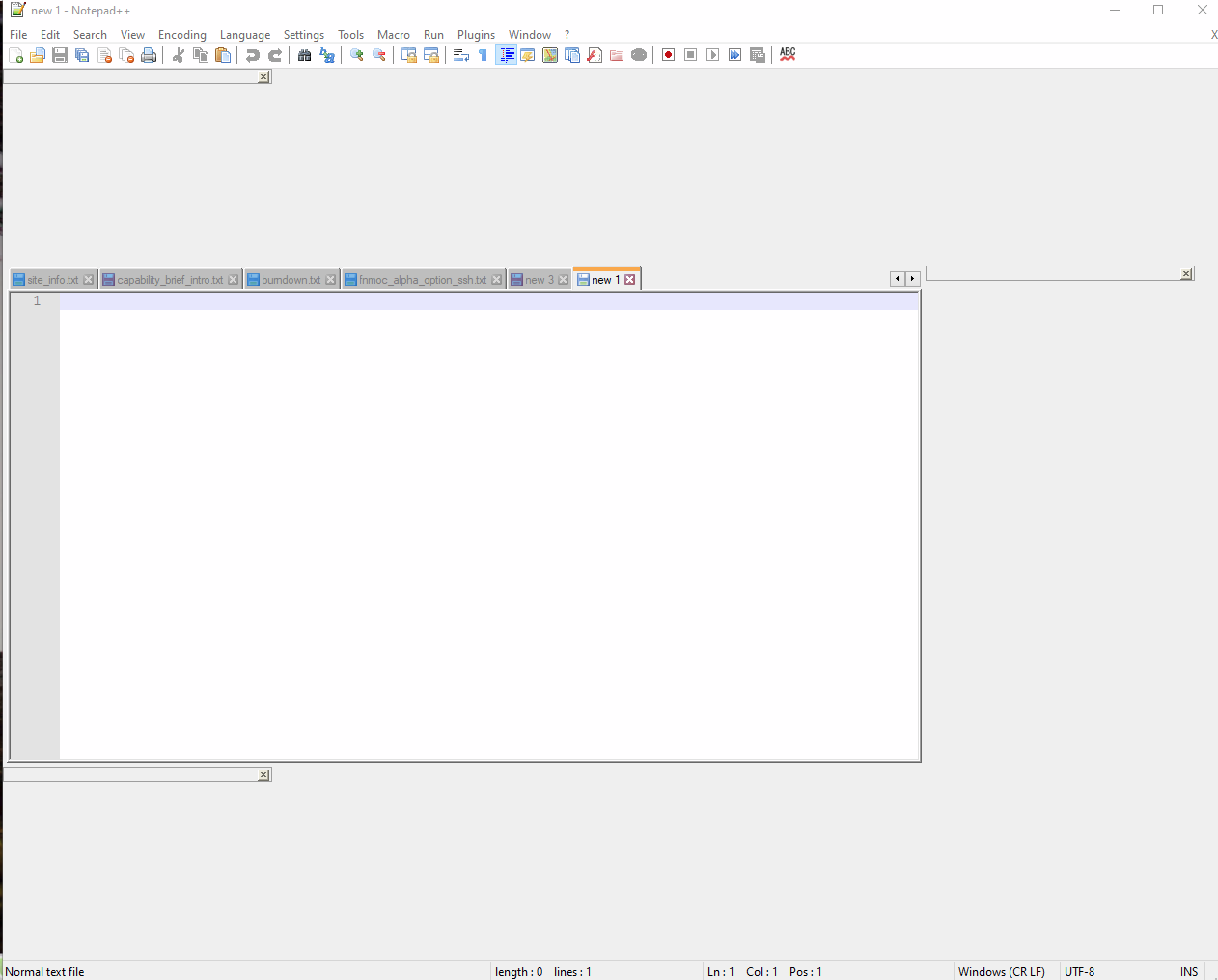 Editing window is small, pushing inward by strange 'x' boxes appearing ...
