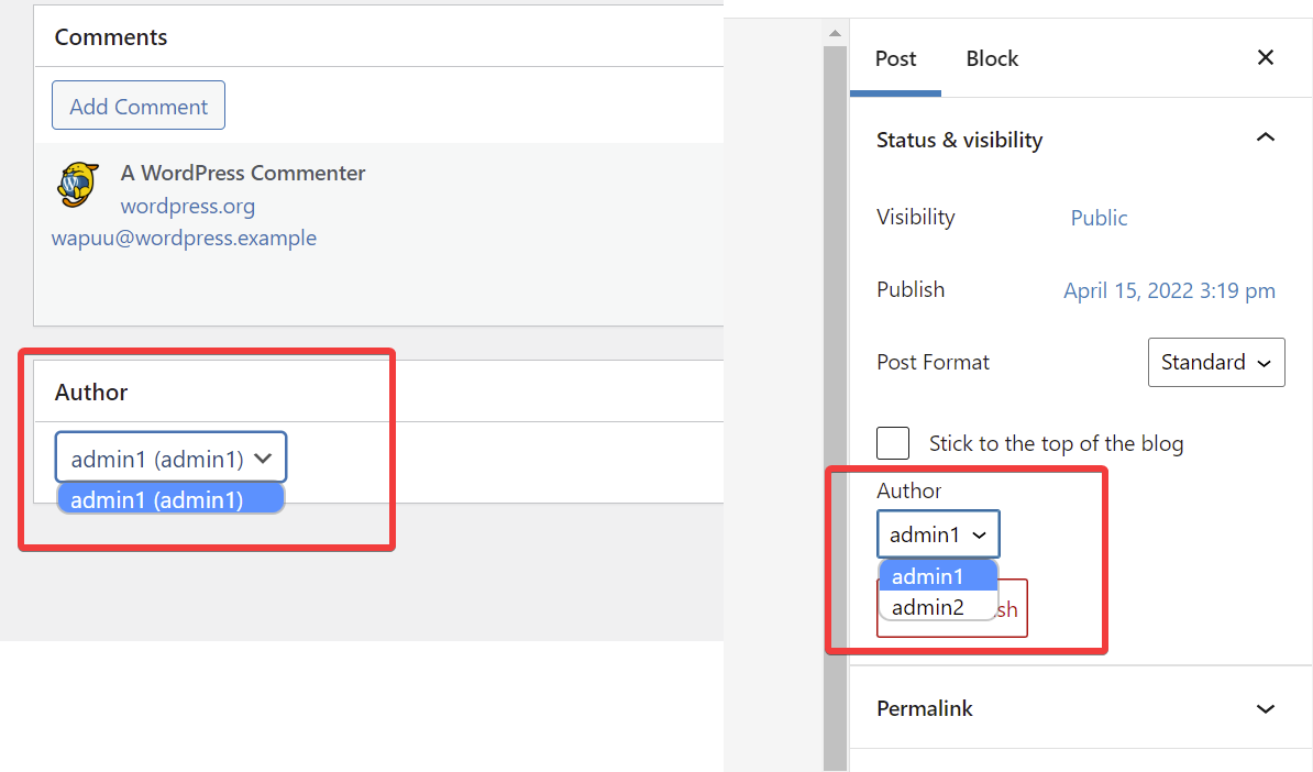 Block editor doesn't filter user list using wp_dropdown_users_args · Issue #40860 · WordPress ...
