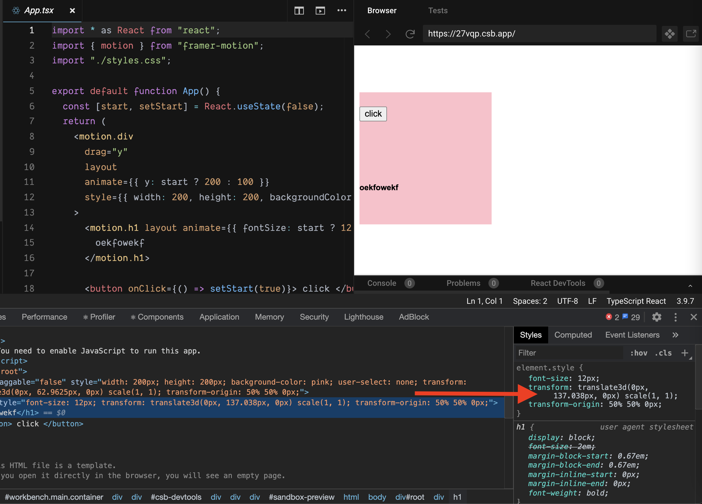 [BUG] Layout transform animations breaks dragging of children · Issue #663 · motiondivision ...
