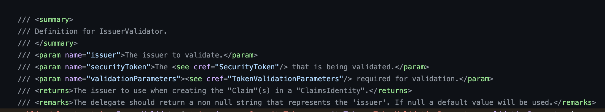 IssuerValidator Delegate: Better documentation for custom validators · Issue #1749 · AzureAD ...