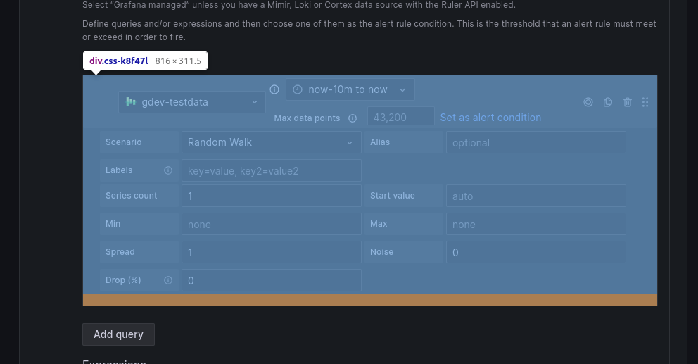 Managed Alerting UI: RefID Hidden with Narrow Window View · Issue #70900 · grafana/grafana · GitHub
