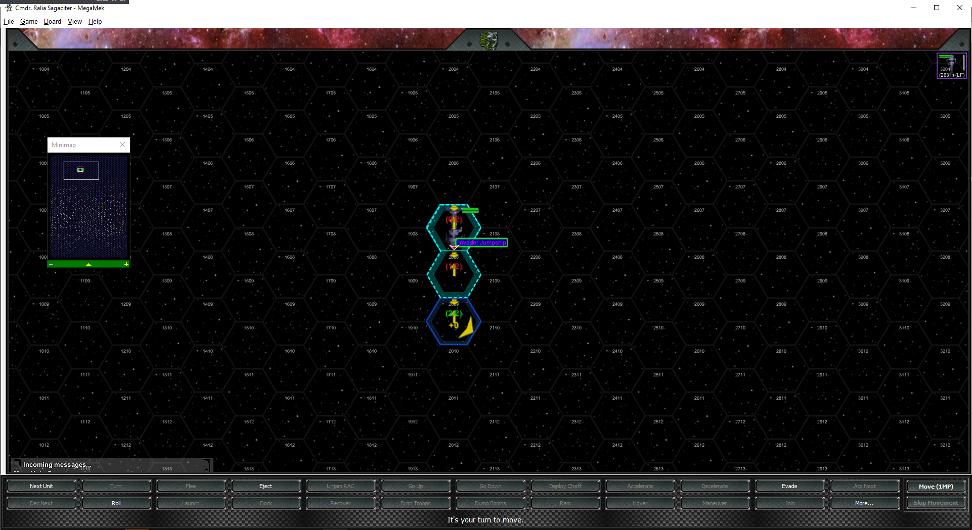 Jumpship can expend thrust and change facing in the same turn · Issue #4807 · MegaMek/megamek ...
