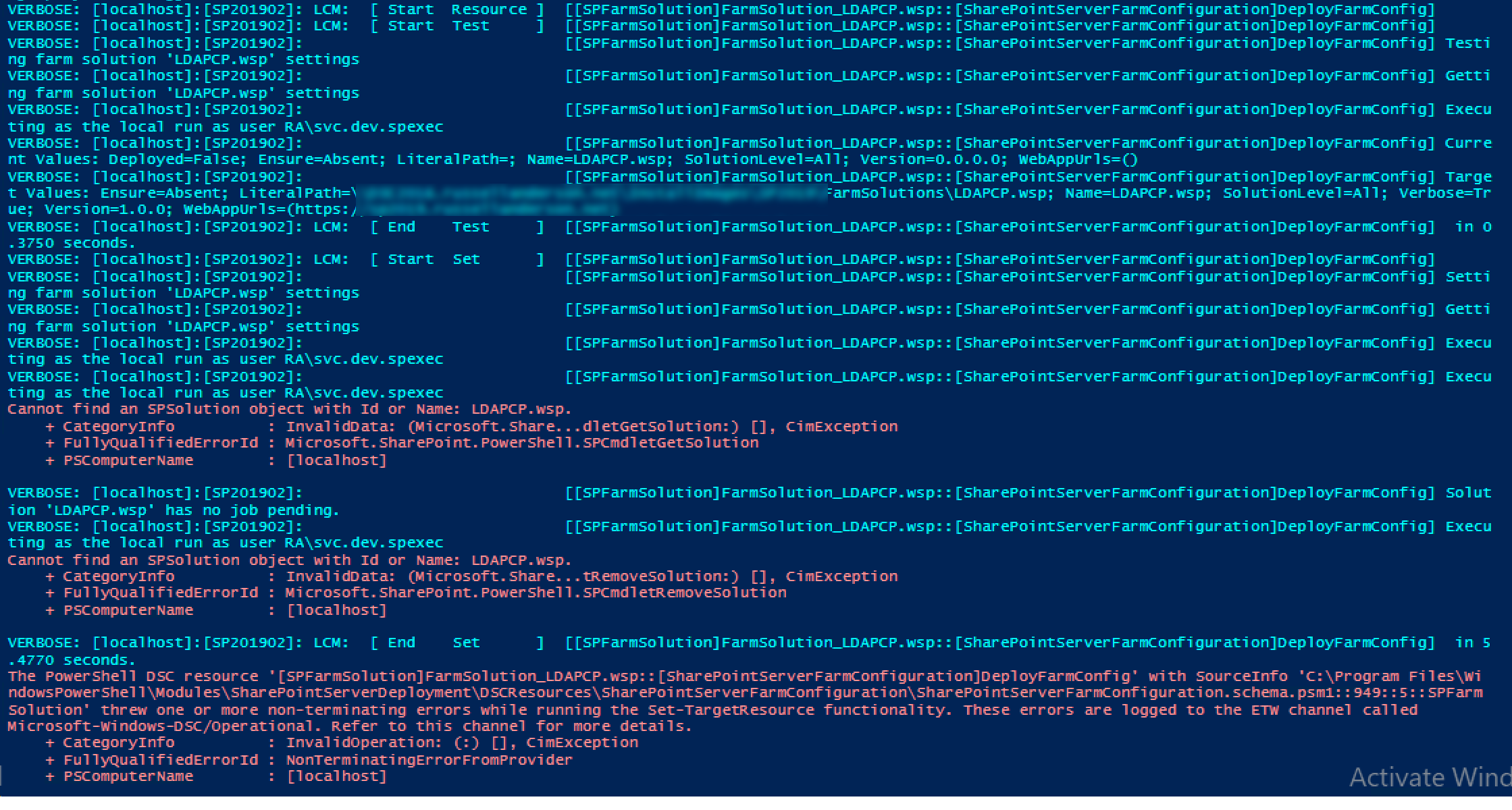 SPFarmSolution: 'Cannot find error' thrown when 'Absent' · Issue #1179 · dsccommunity ...