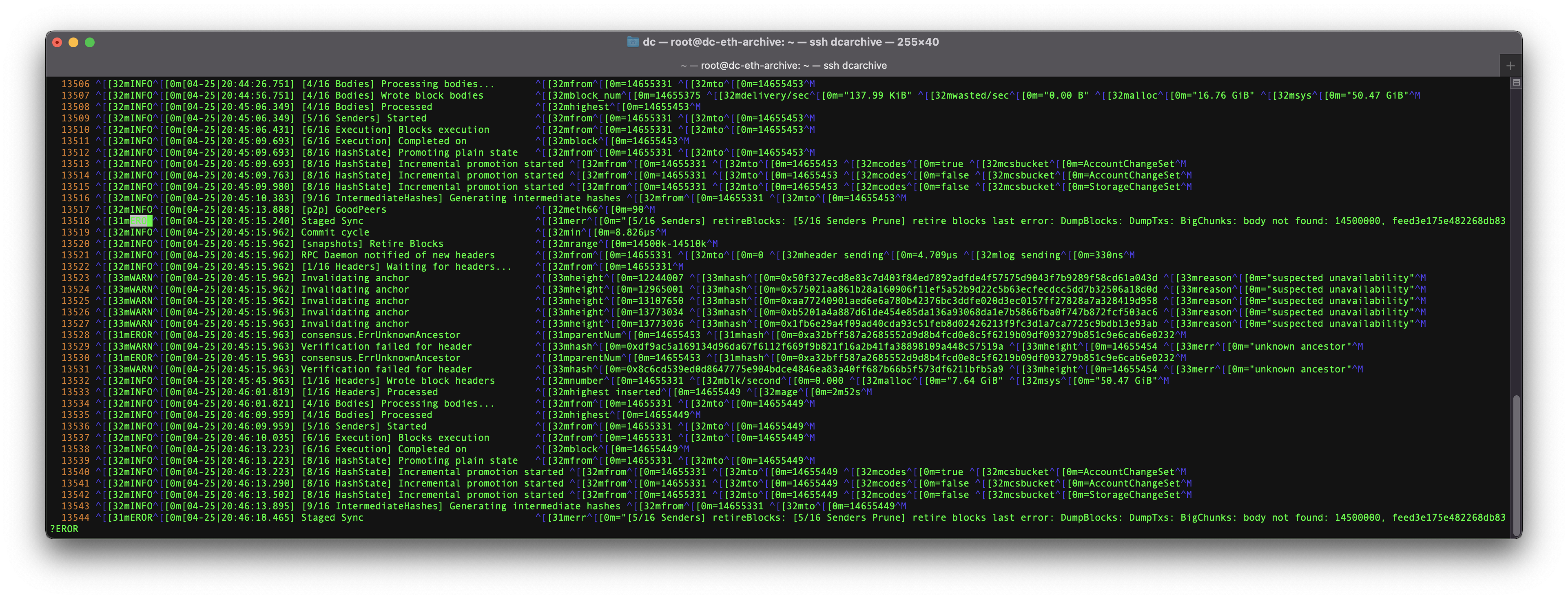 Erigon sync failure · Issue #4080 · erigontech/erigon · GitHub