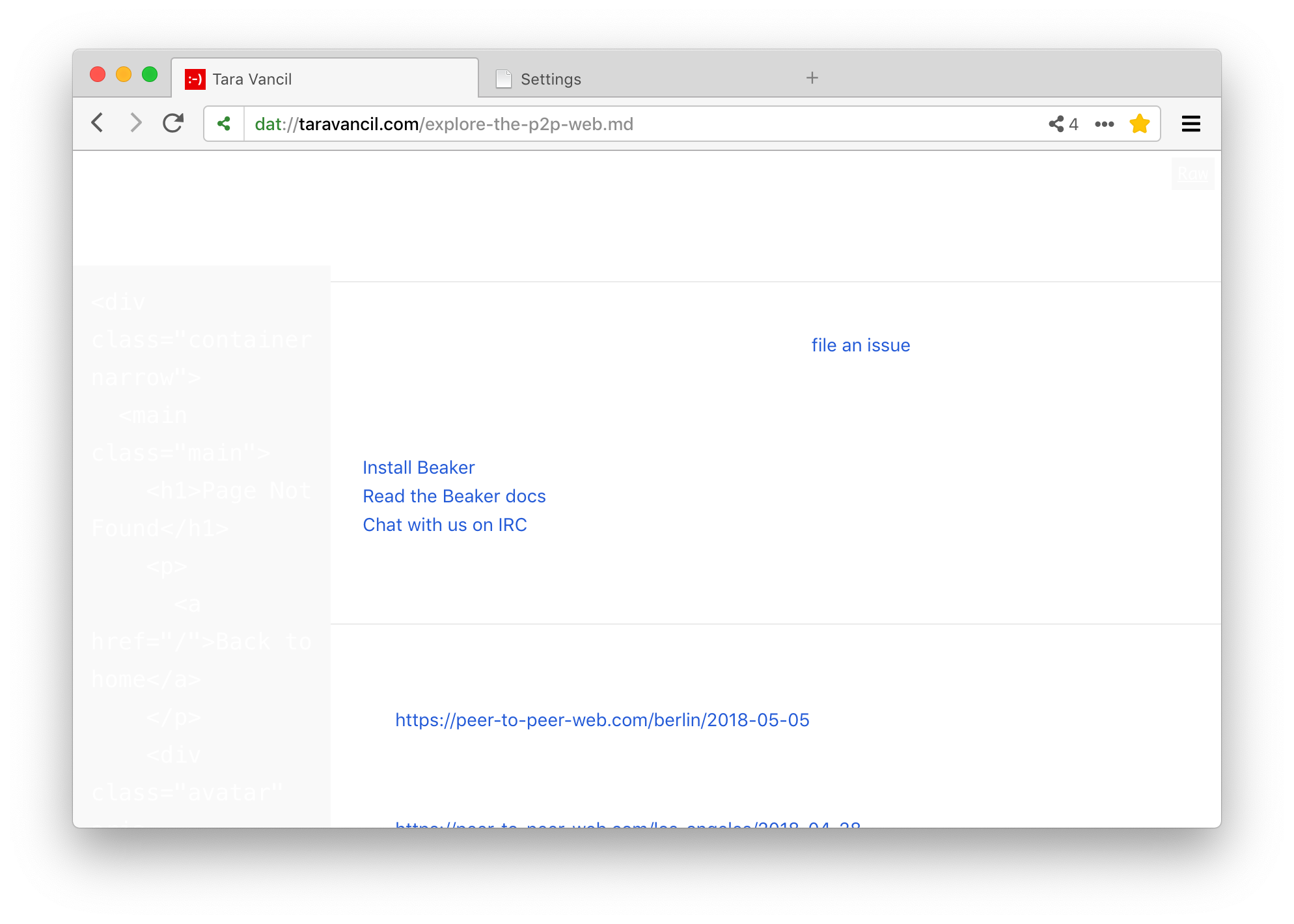 Markdown rendering issue · Issue #1391 · beakerbrowser/beaker · GitHub
