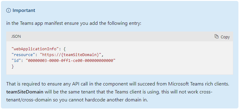 SPFx app inside Microsoft Teams authentication error (sso-getAdalSsoToken-receive) · Issue #7684 ...