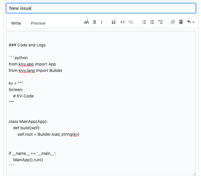 Errors and on focus in kivymd text fields · Issue #301 · kivymd/KivyMD · GitHub