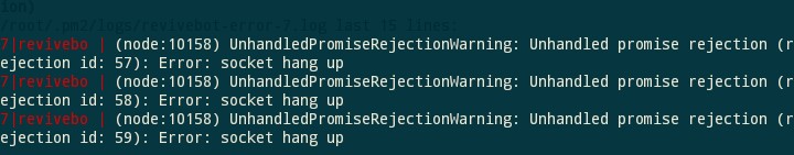 Error: socket hang up happens when the bot joins/leaves a server · Issue #1707 · discordjs ...