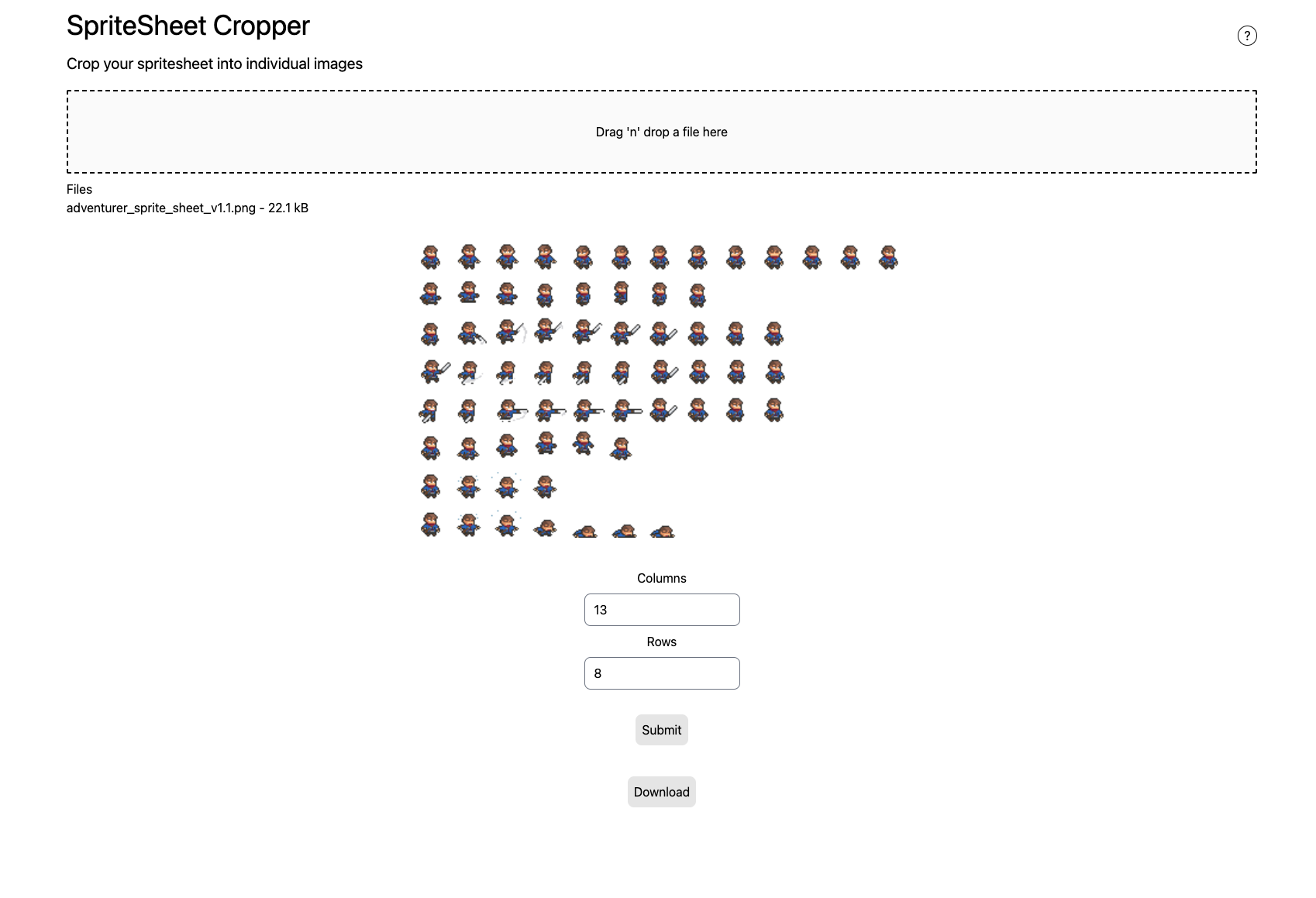 GitHub - DarrenXu94/spritesheet-cropper