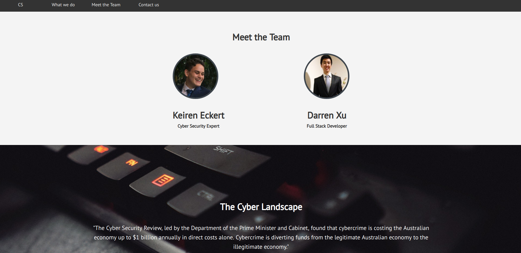Github Darrenxu94challenger Homepage Basic Html Css Page For 1270