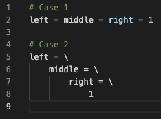 Missing syntax highlighting for multi variable declaration · Issue #3904 · microsoft/pylance ...