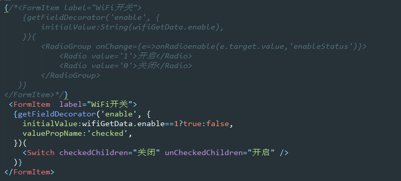 利用form控制switch属性checked不管用,默认初始选中正常,第二次修改默认值依旧没变化 · Issue 8160 · Ant Design Ant Design · Github