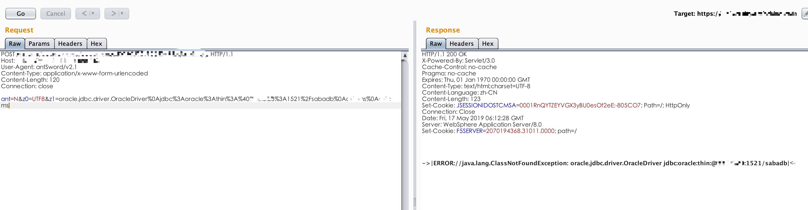 jsp+oracle+default模式显示找不到驱动 · Issue #174 · AntSwordProject/antSword · GitHub
