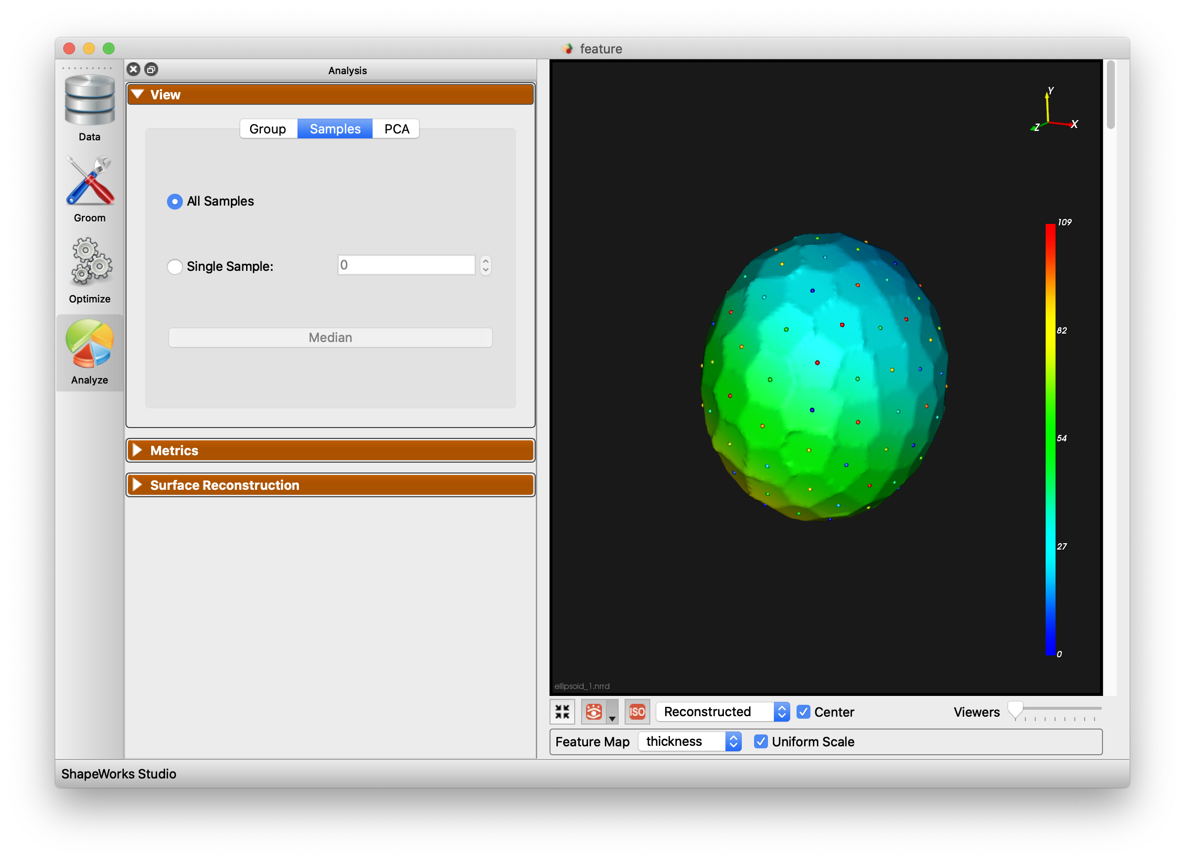 Studio: Add options for orientation marker widget · Issue #800 · SCIInstitute/ShapeWorks · GitHub