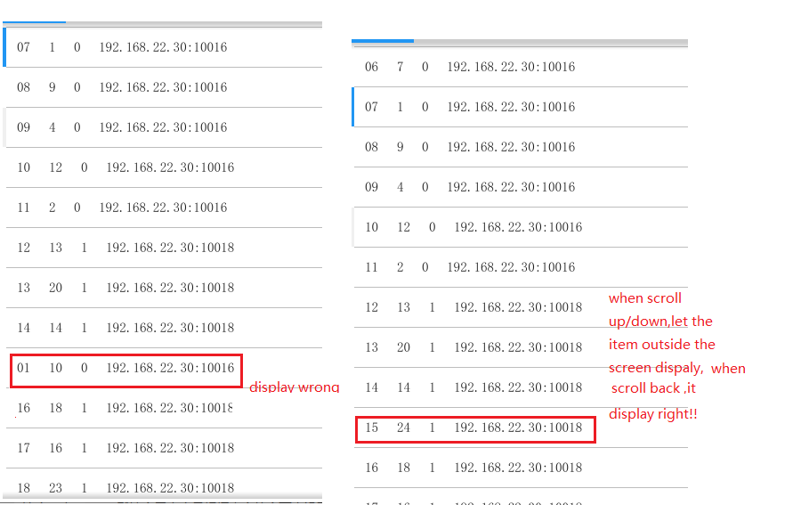 widget.List with binding calling update item many times when scrolling ...