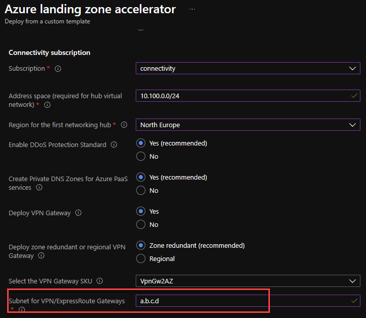 Bug Report - Include CIDR range validation to ER/VPN GW subnet · Issue ...