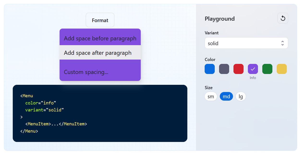 [Joy][Menu] Improve colors for solid · Issue #36876 · mui/material-ui · GitHub