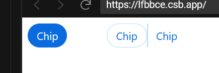 [Joy][Chip] Chip with `onClick` has no background and only left border ...