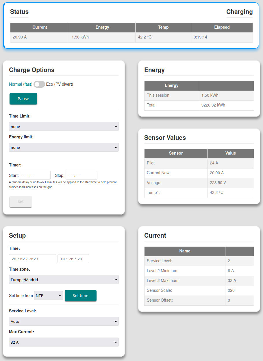 Why is it charging only at 21A? · Issue #552 · OpenEVSE/openevse_esp32_firmware · GitHub