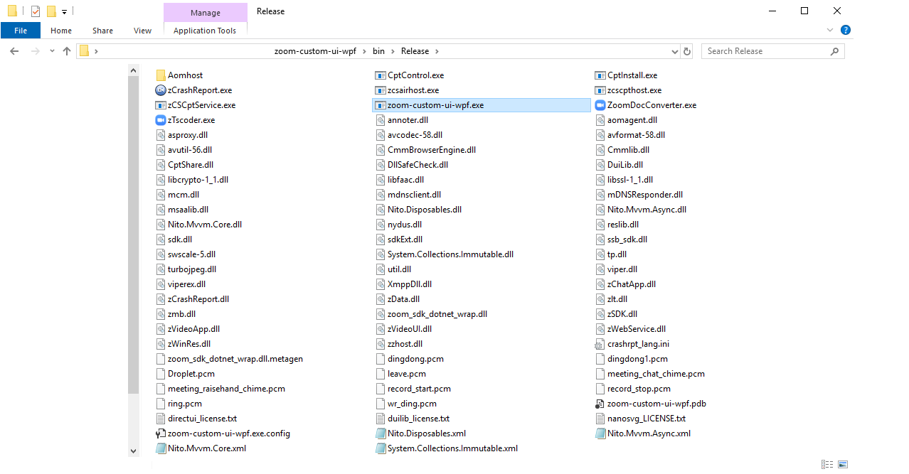 Works great, having issues packaging · Issue #3 · luferau/zoom-custom-ui-wpf · GitHub