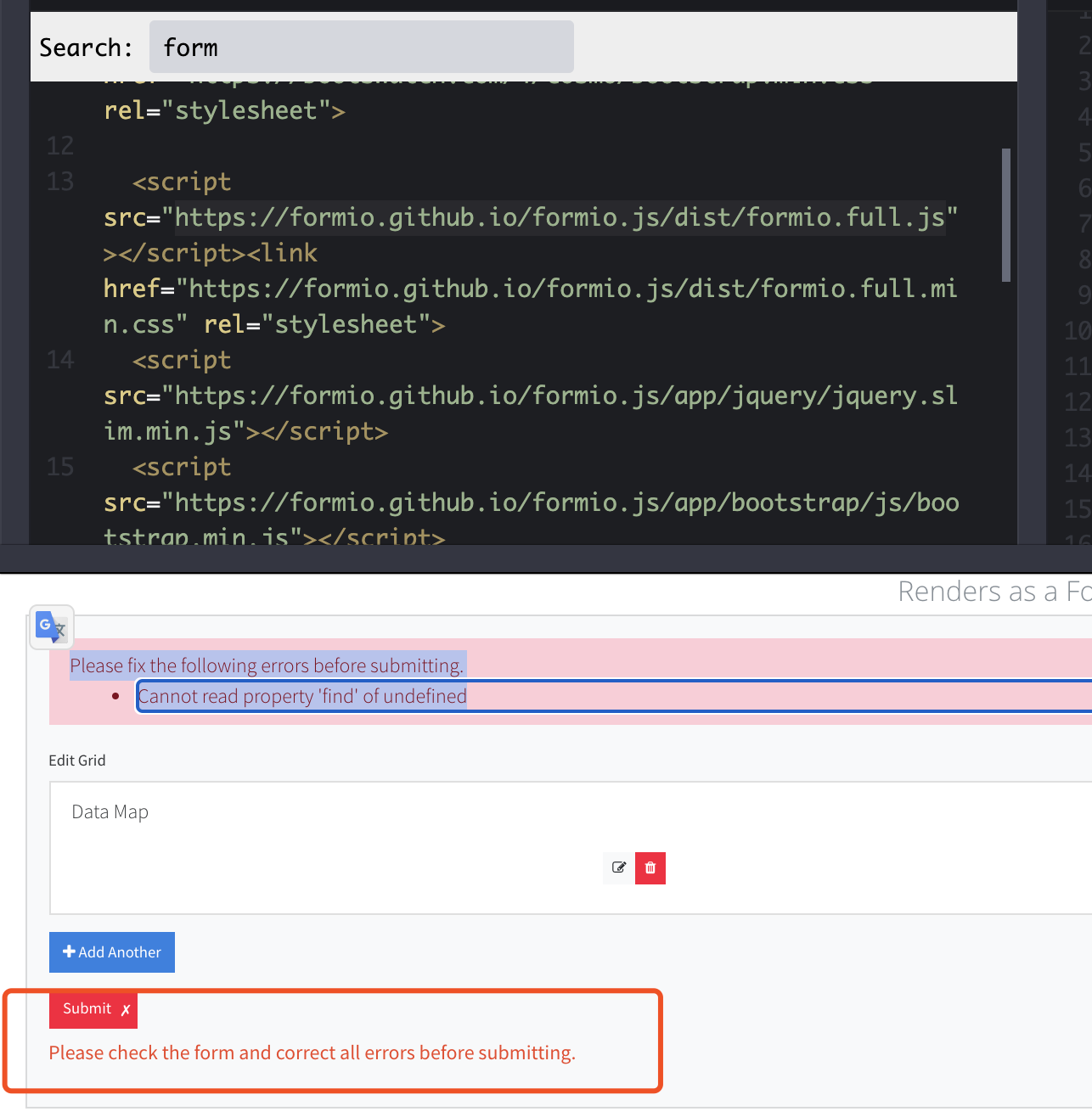 [BUG] Using DataMap within an edit grid loses the data on Edit mode. · Issue #2024 · formio ...