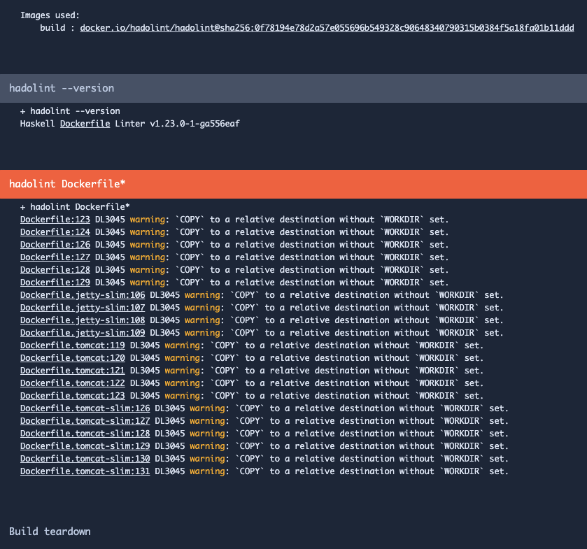 DL3045: false positive, missing documentation · Issue #560 · hadolint/hadolint · GitHub