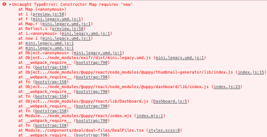 Typescript error · Issue #3259 · transloadit/uppy · GitHub