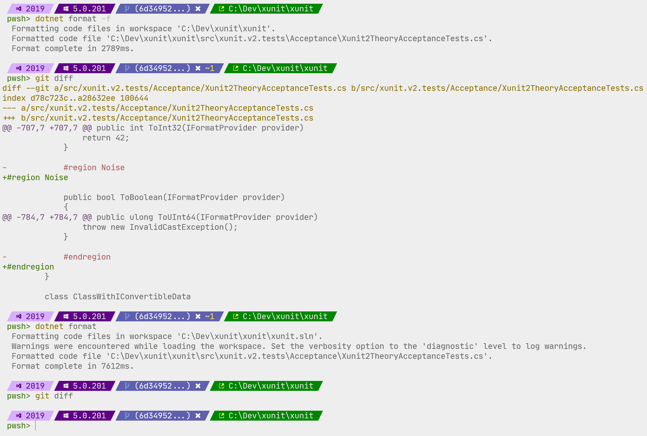 Performance regression in 5.0 vs. 4.1 · Issue #972 · dotnet/format · GitHub