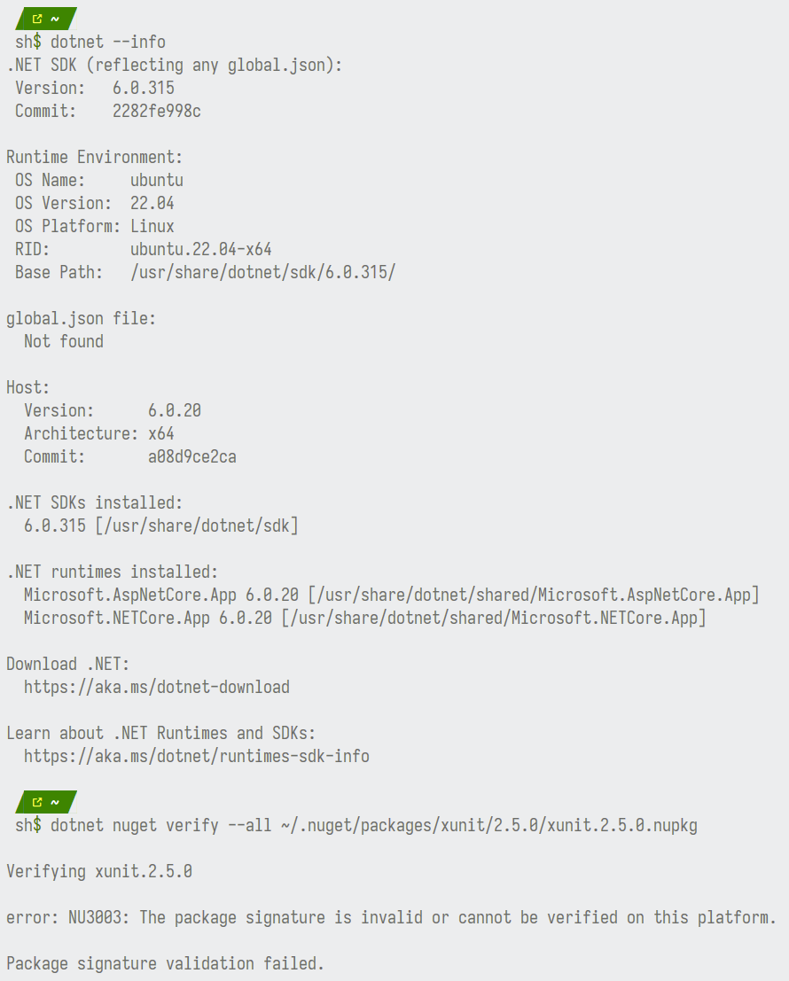 Revert usage of Microsoft Time Stamp service until it's supported by LTS .NET SDK · Issue #638 ...