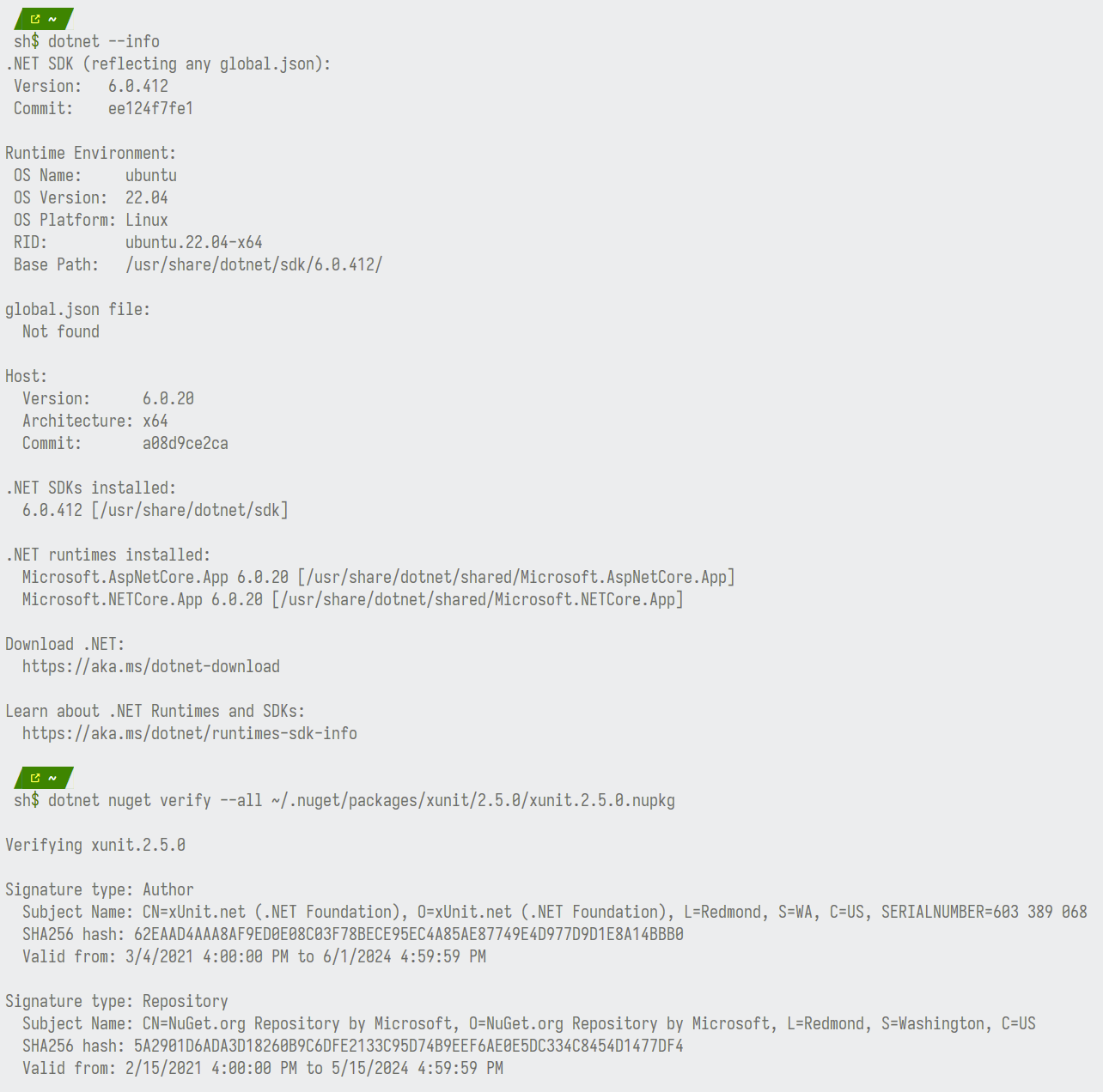 Revert usage of Microsoft Time Stamp service until it's supported by LTS .NET SDK · Issue #638 ...