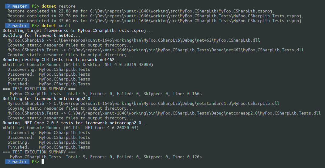 xunit visual studio runner for netstandard · Issue #1646 · xunit/xunit · GitHub