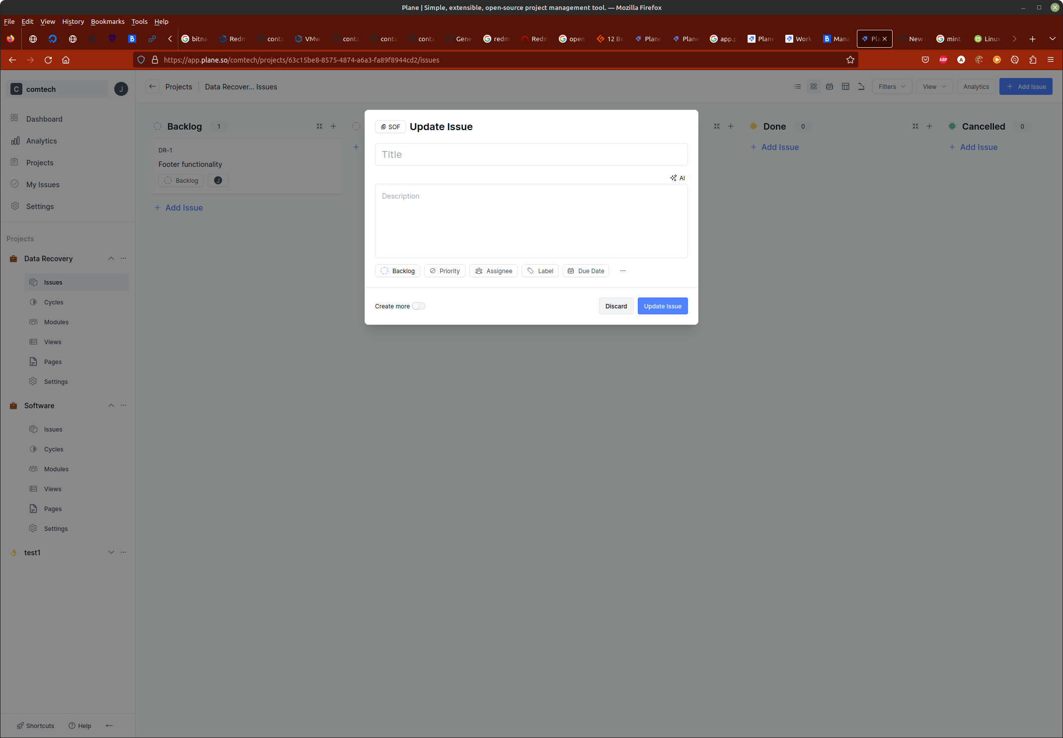 [bug]: · Issue #1501 · makeplane/plane · GitHub