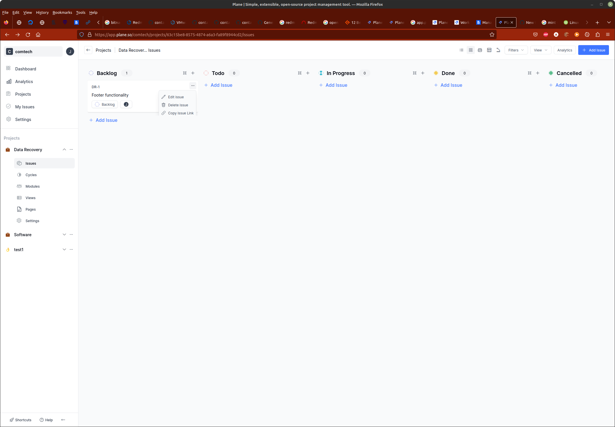 [bug]: · Issue #1501 · makeplane/plane · GitHub