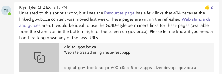 update links on Resources page · Issue #608 · bcgov/digital.gov.bc.ca · GitHub