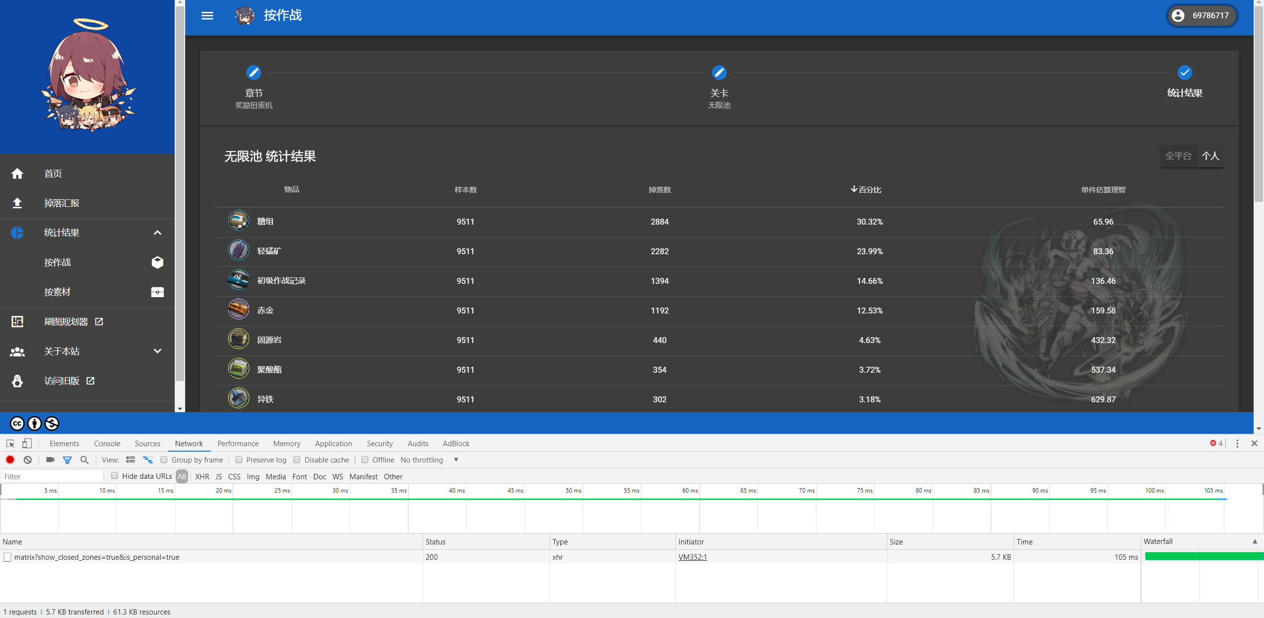 个人数据有误 · Issue #154 · penguin-statistics/frontend-v2 · GitHub